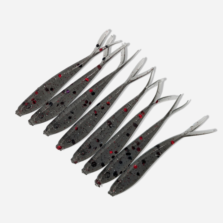 Fish Thugs - Smoke Red Flake (Medium) 8-Pack – California Fish Plants